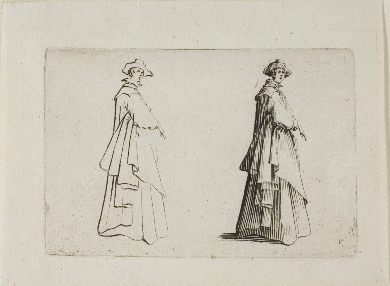 The Lady with Full Clothing, from The Caprices