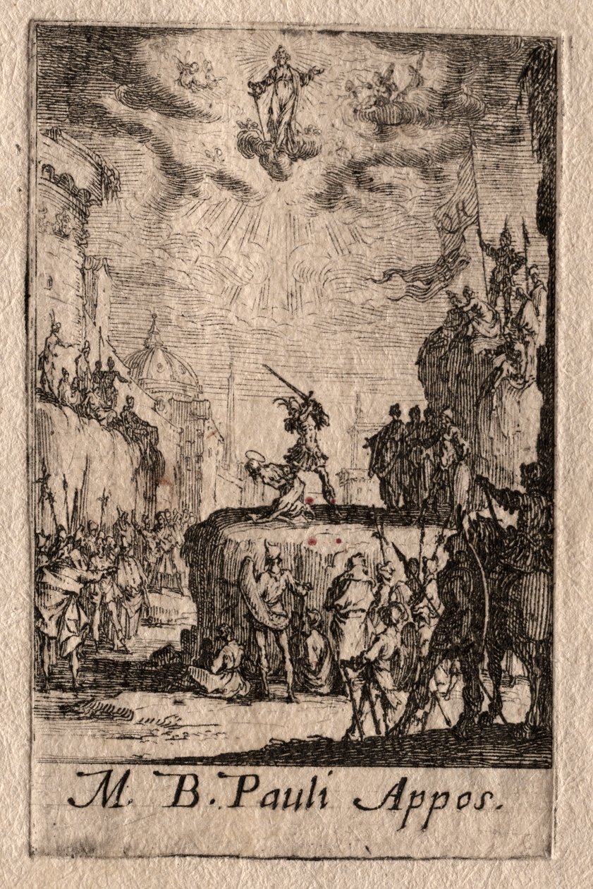 The Martyrdom of the Apostles: St. Paul by Jacques Callot