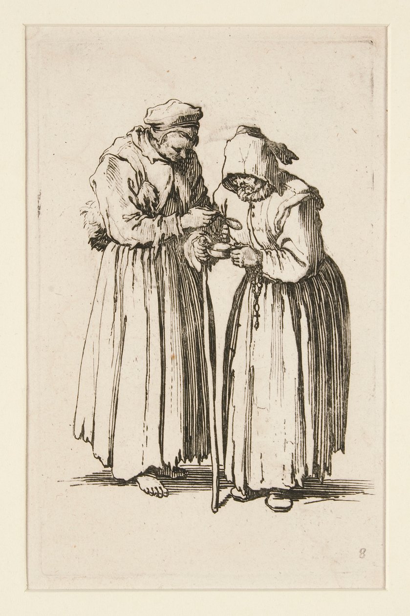 Two Beggar Women, from The Beggars by Jacques Callot