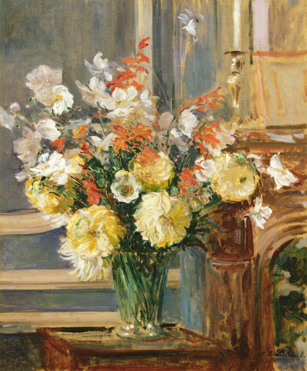 Summer Flowers by Jacques Emile Blanche: Fine art print