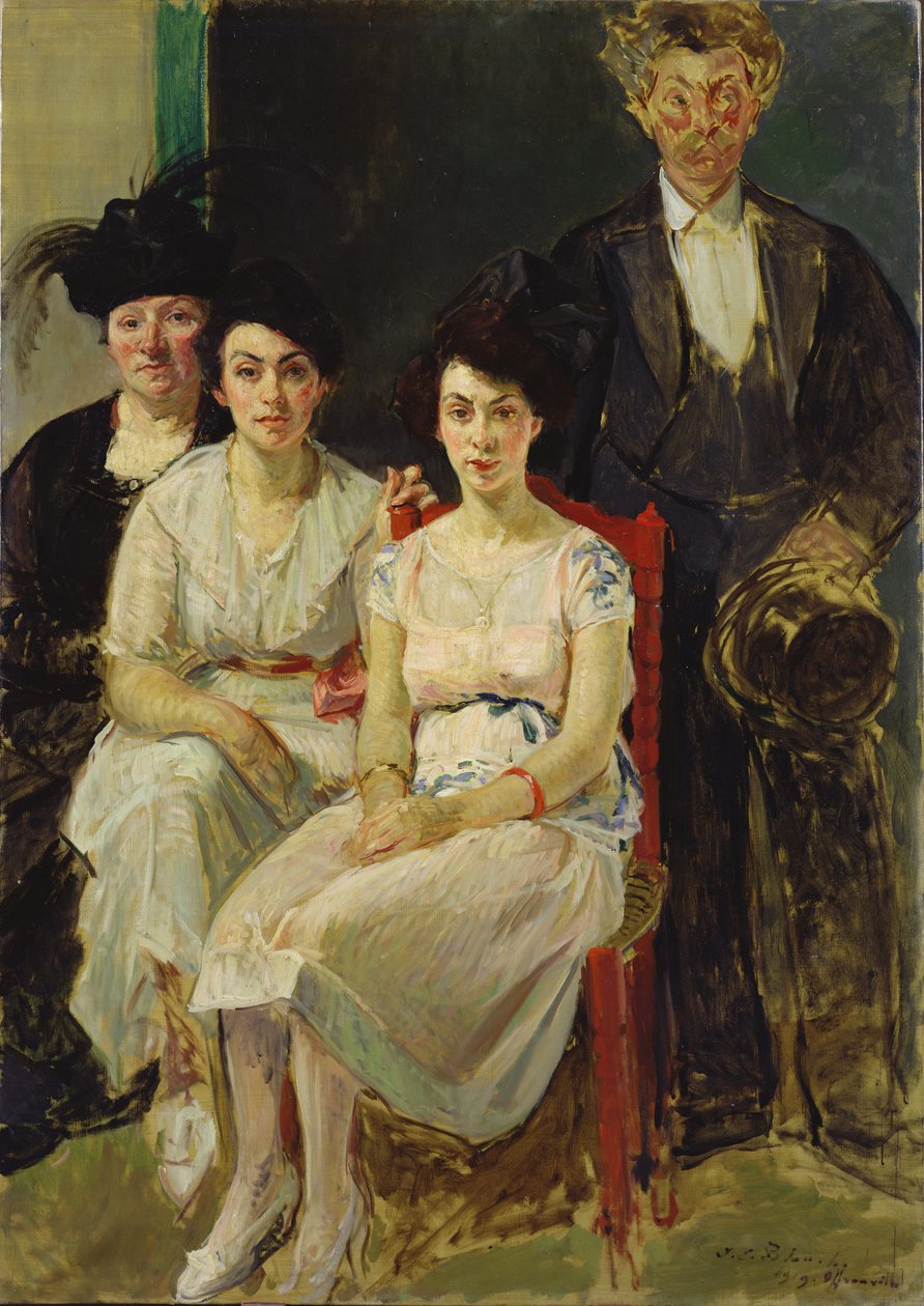 The Capelle Family by Jacques-Emile Blanche: Fine art print