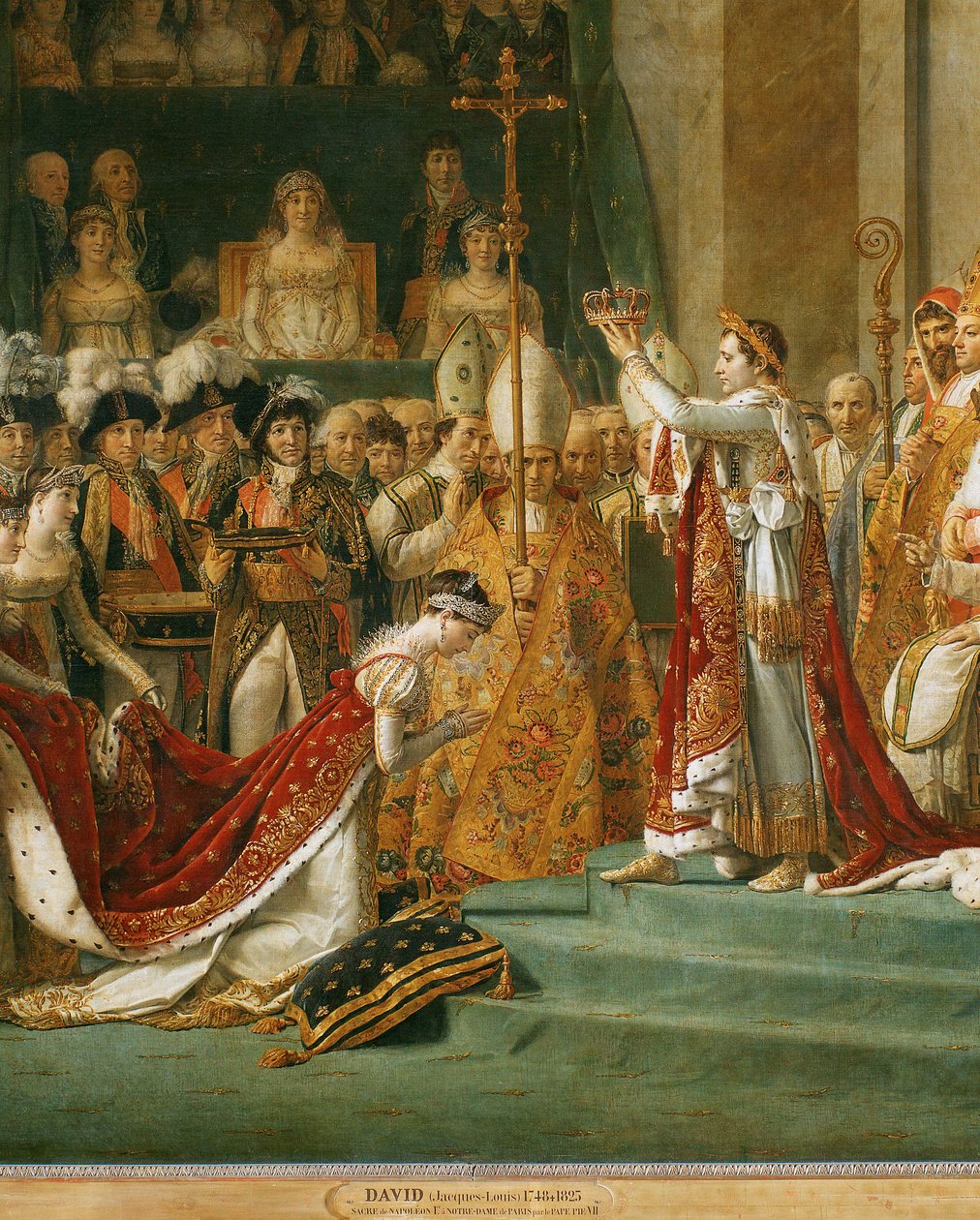 Coronation of Napoleon I, Empress Josephine on Her Knees Before Napoleon