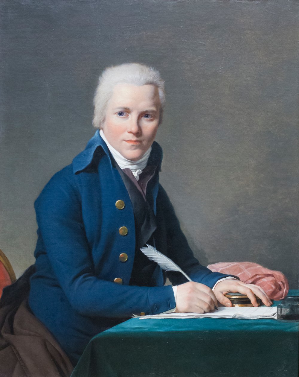 Portrait of Jacobus Blauw by Jacques Louis David