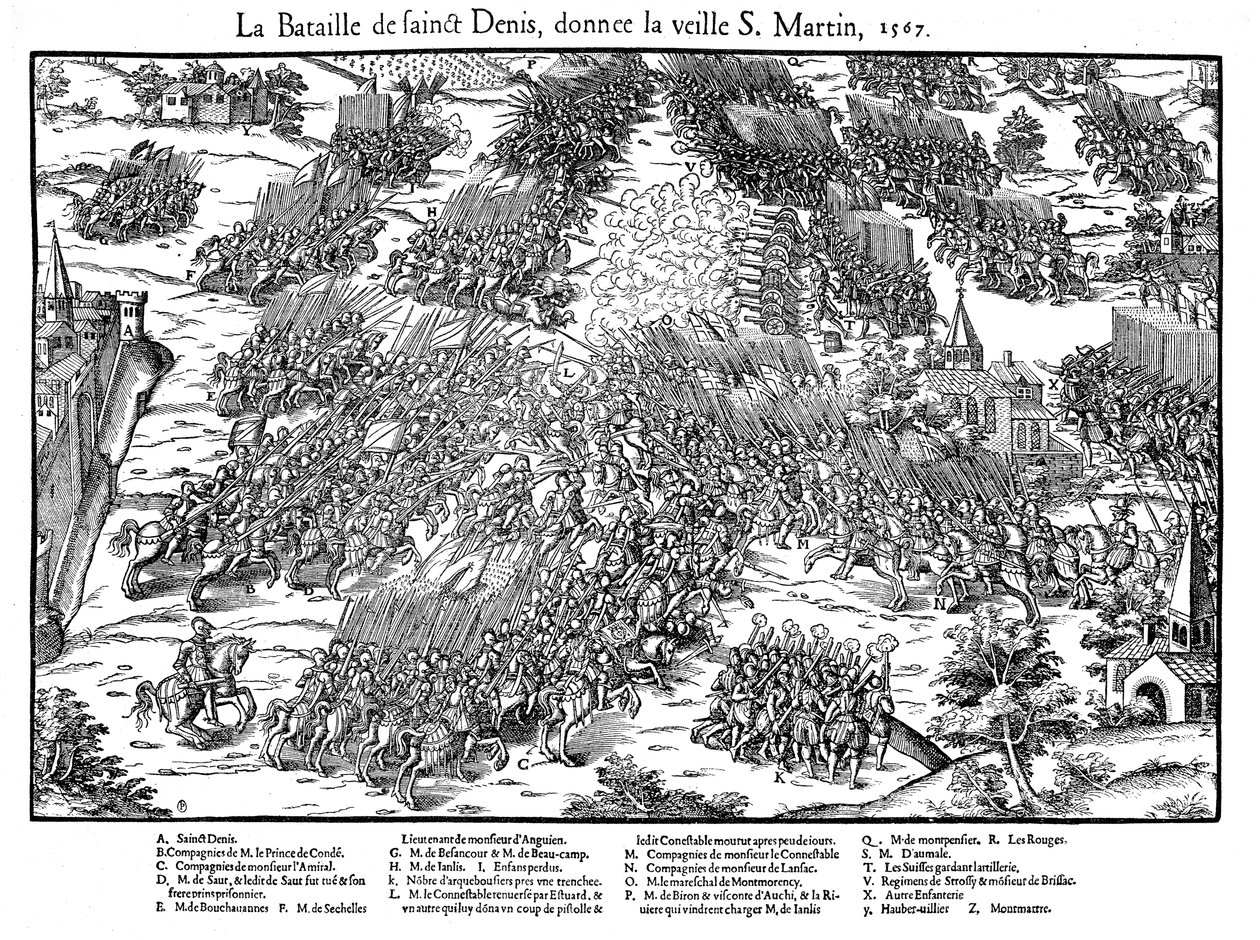 Battle of St Denis, French Religious Wars, 10 November 1567