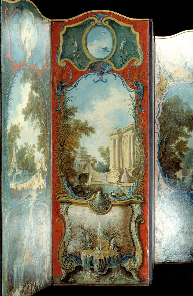 Furniture: Painting Screen by Jacques de Lajoüe