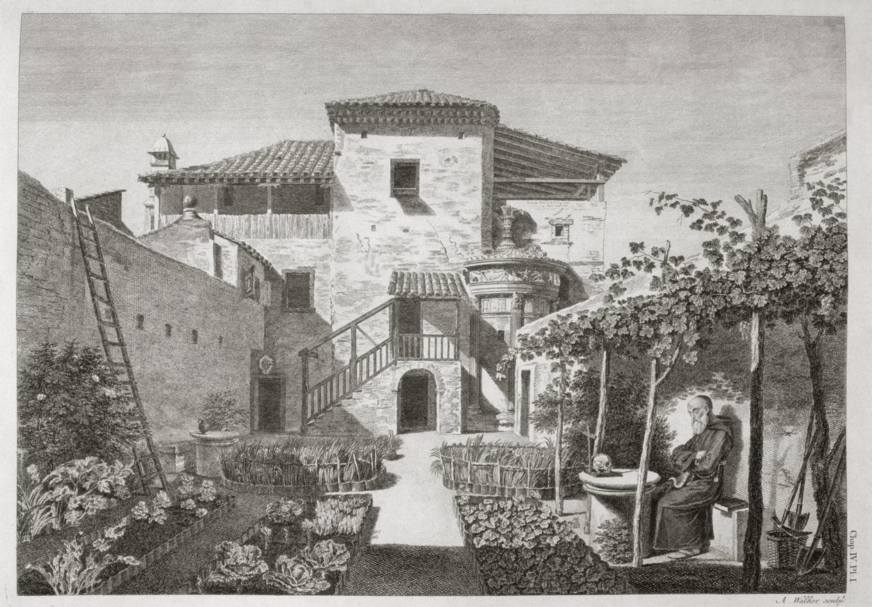 The Monument of Lysicrates in the garden of the Capuchin monastery, Athens