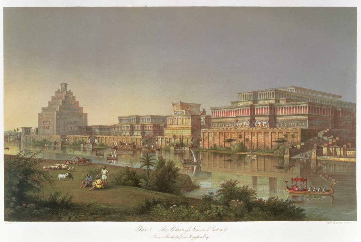 The Palaces of Nimrud Restored, a Reconstruction of the Palaces Built ...