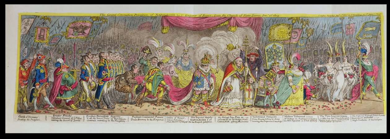 The Grand Coronation Procession of Napoleon, the 1st Emperor of France ...