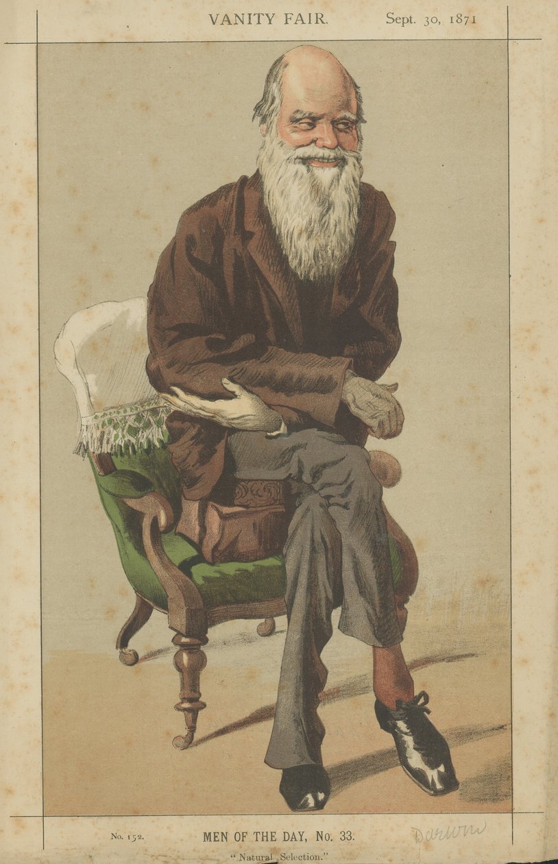 Charles Darwin by James Jacques Joseph Tissot