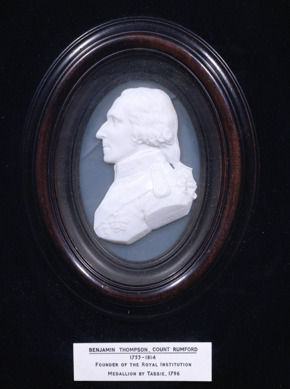 Medallion depicting Benjamin Thompson, Count Rumford, 1796