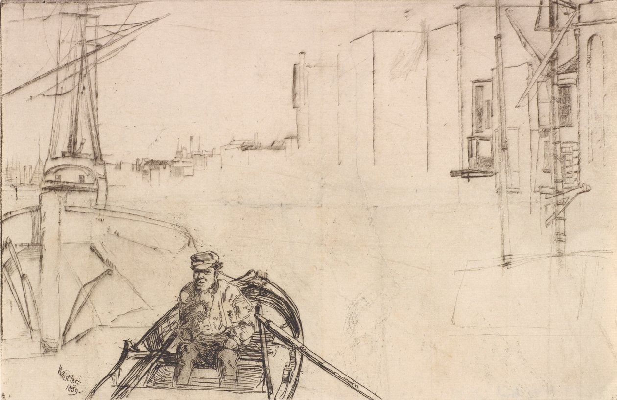 The Pool by James Abbott McNeill Whistler: Fine art print