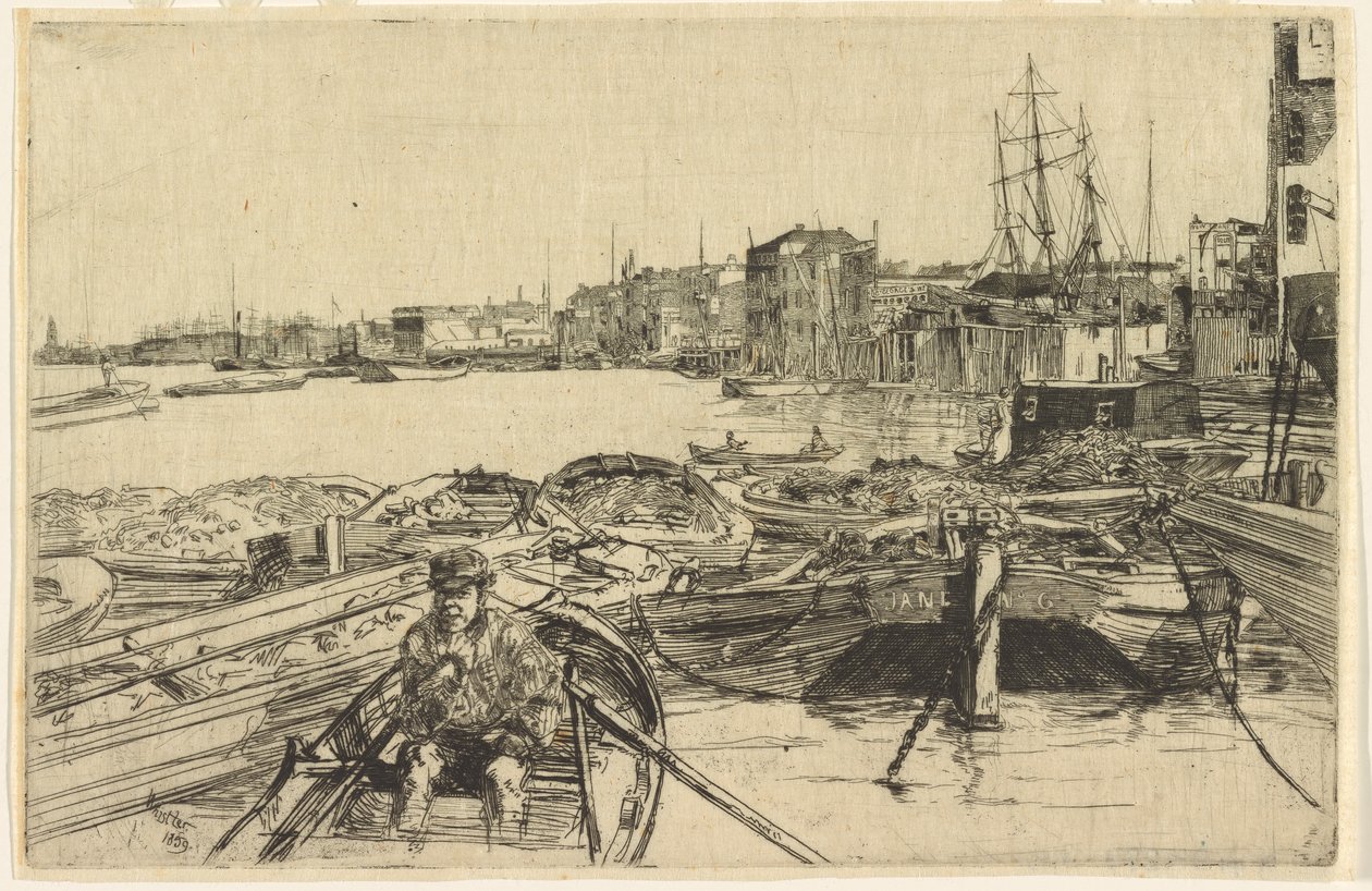 The Pool by James Abbott McNeill Whistler: Fine art print
