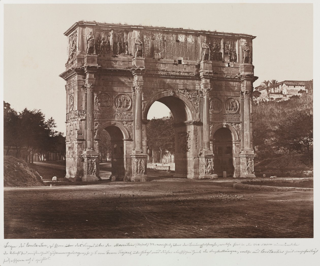 Arch of Constantine, Rome, c. 1858 by James Anderson