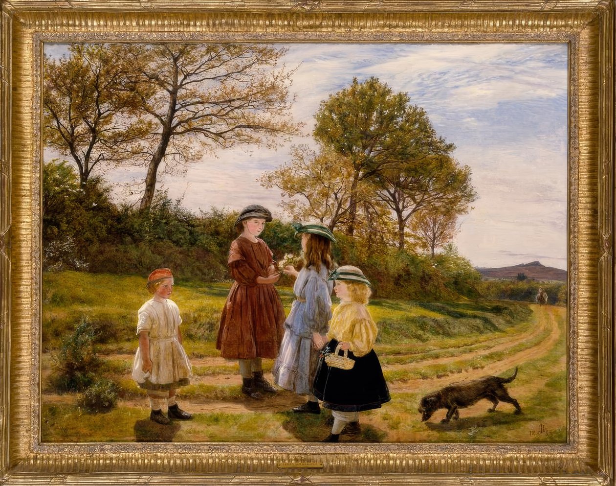 The Flower Pickers by James Archer: Premium art reproduction