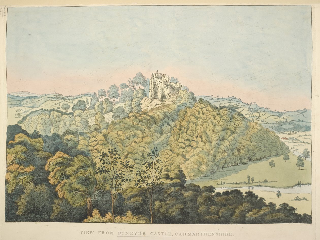 View from Dynevor Castle, overlooking the River Towy and Golden Grove