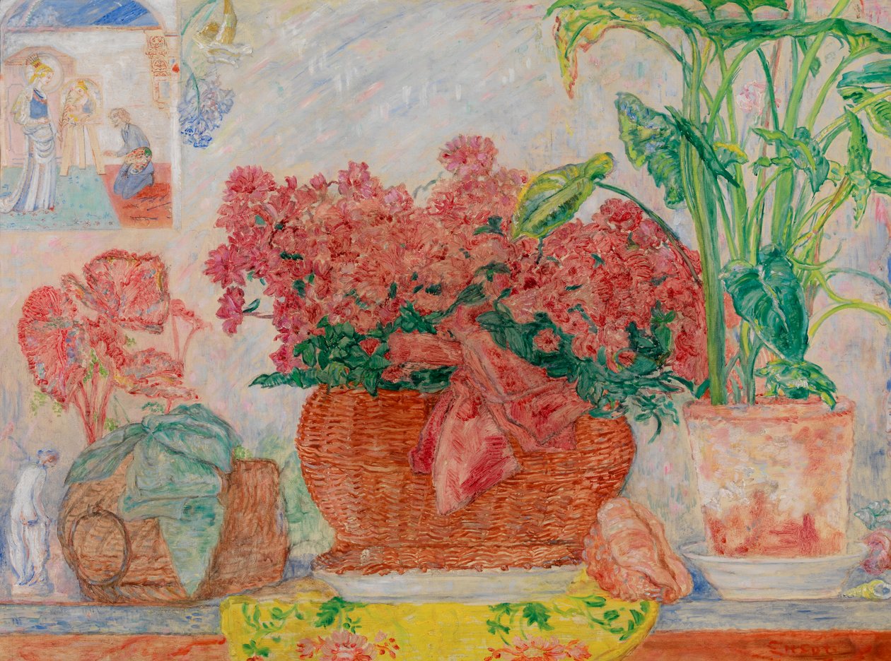 Azaleas by James Ensor: Highest-quality art reproduction