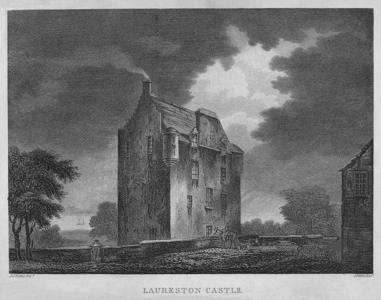 Laureston Castle by James Fittler: Buy fine art print