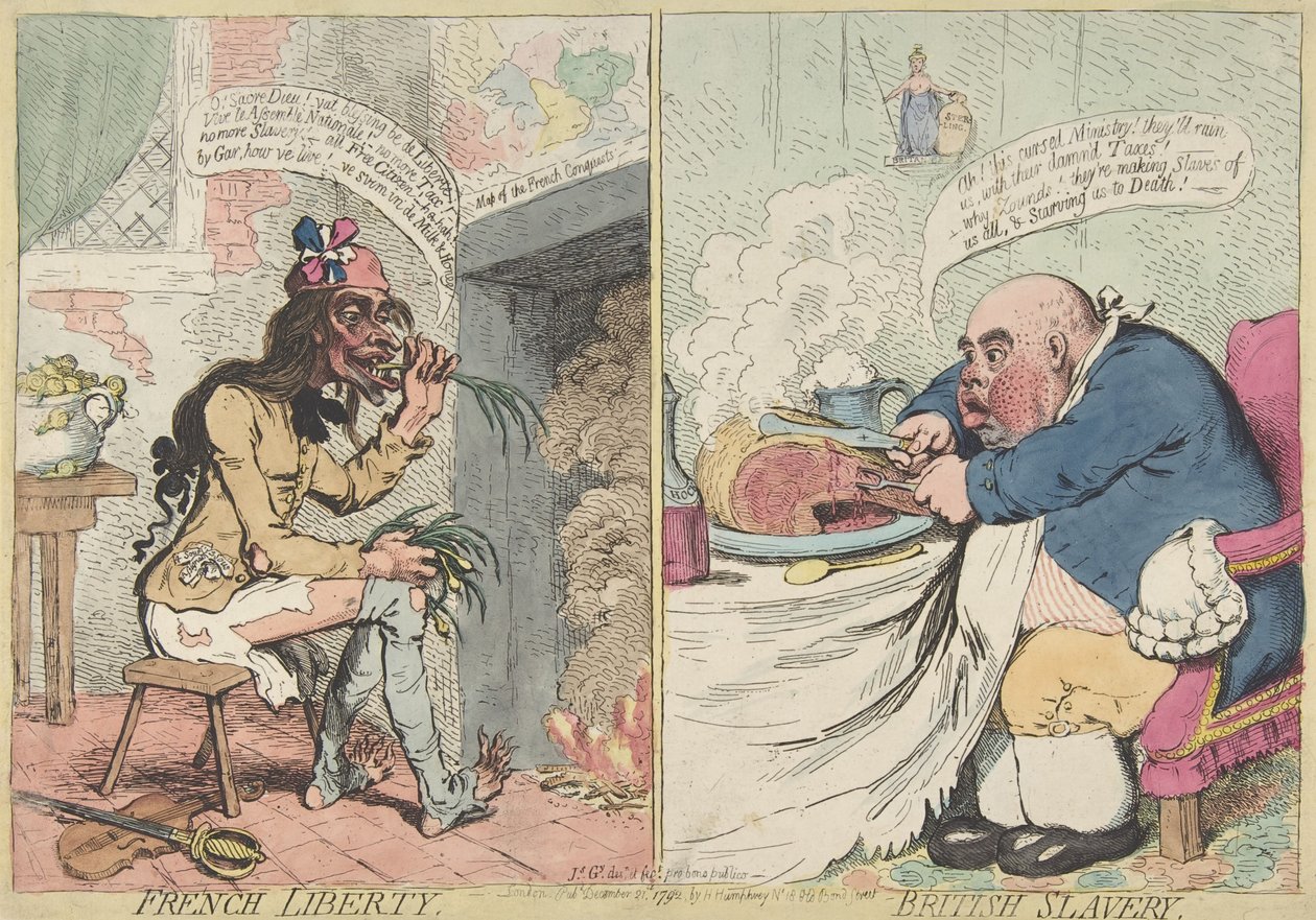 French Liberty. British Slavery, December 21, 1792