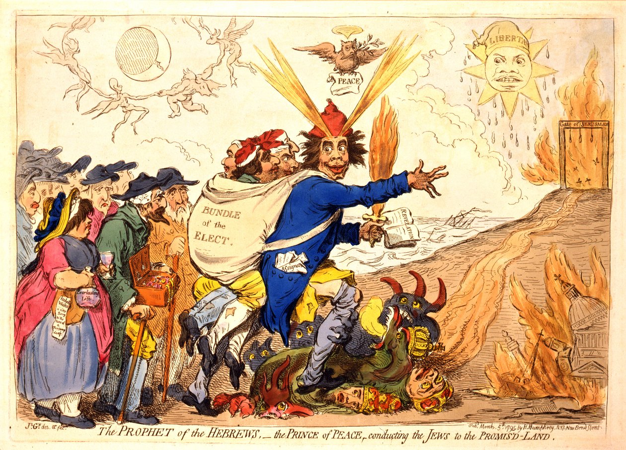 The Prophet of the Hebrews - the Prince of Peace conducting the Jews to ...