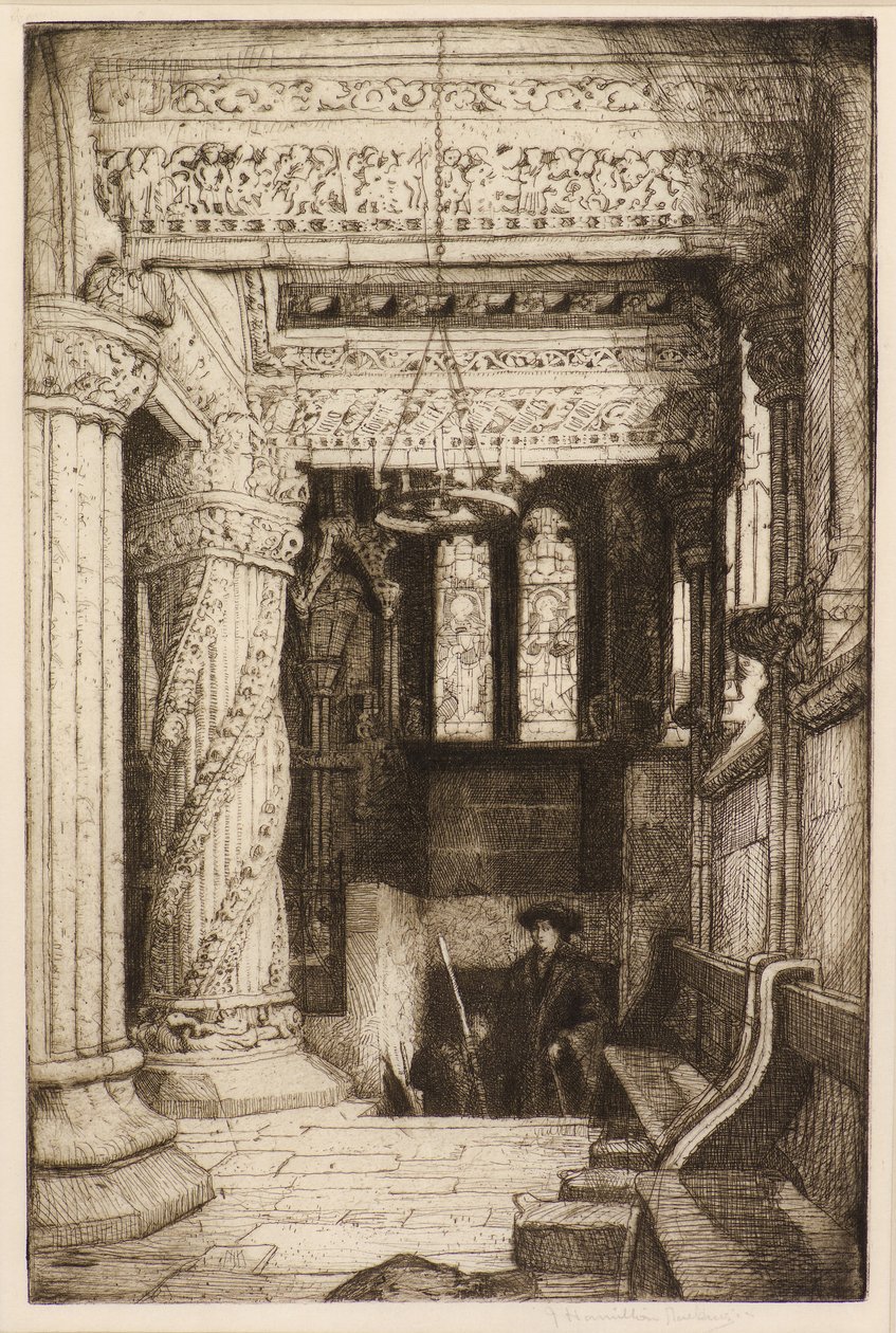 Prentice Pillar, Rosslyn Chapel by James Hamilton Mackenzie