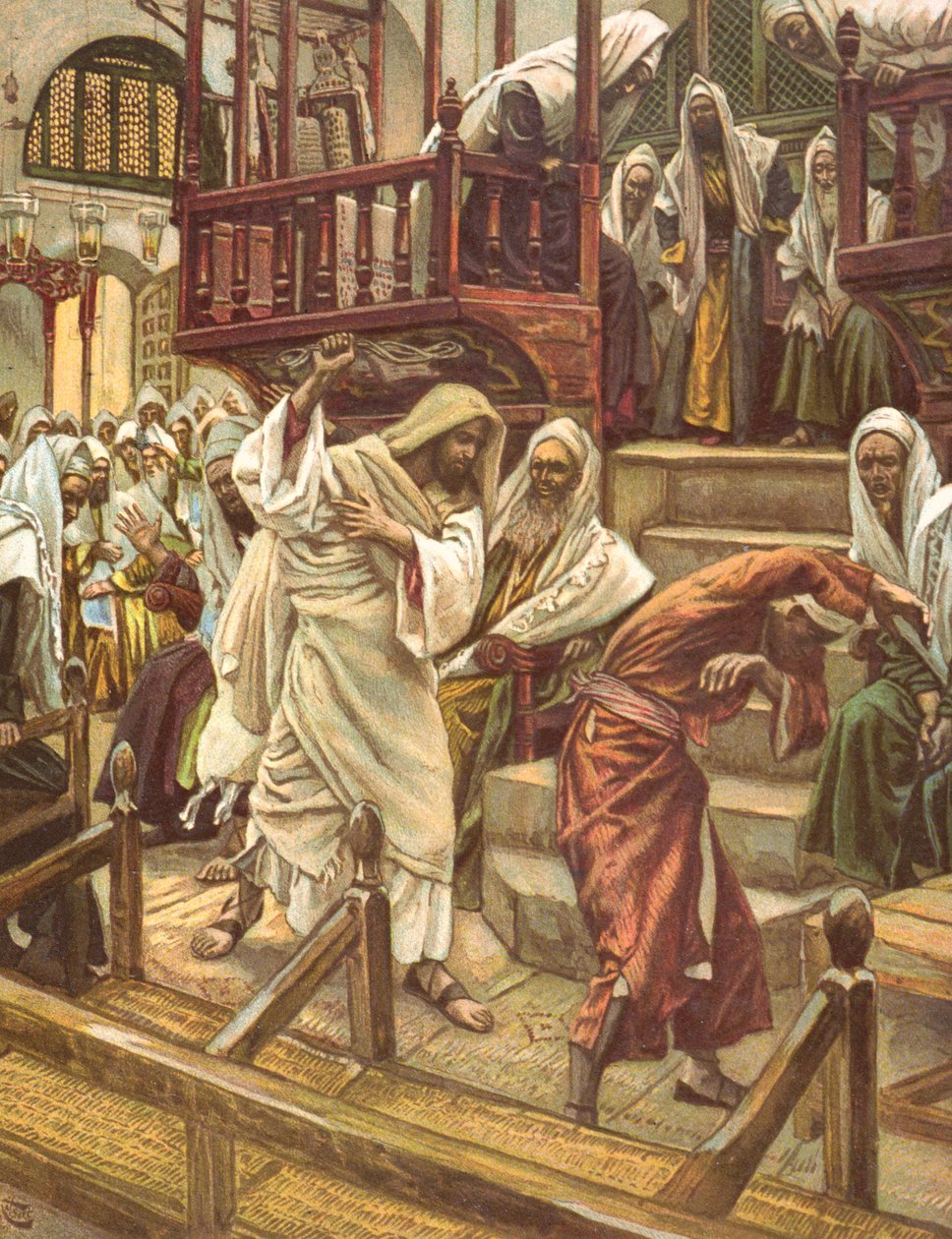 Jesus Heals a Man Possessed by a Demon in the Synagogue