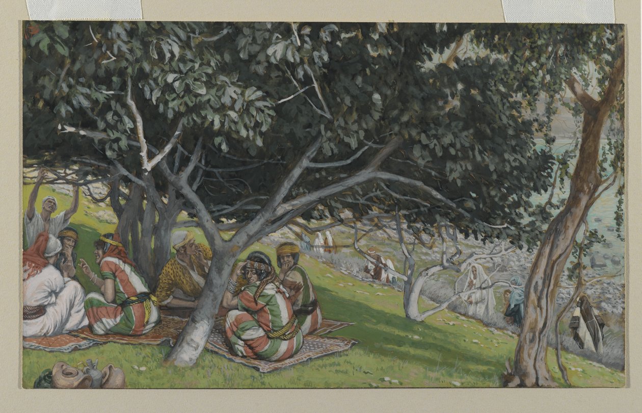 Nathaniel Under the Fig Tree, illustration from The Life of Our Lord ...