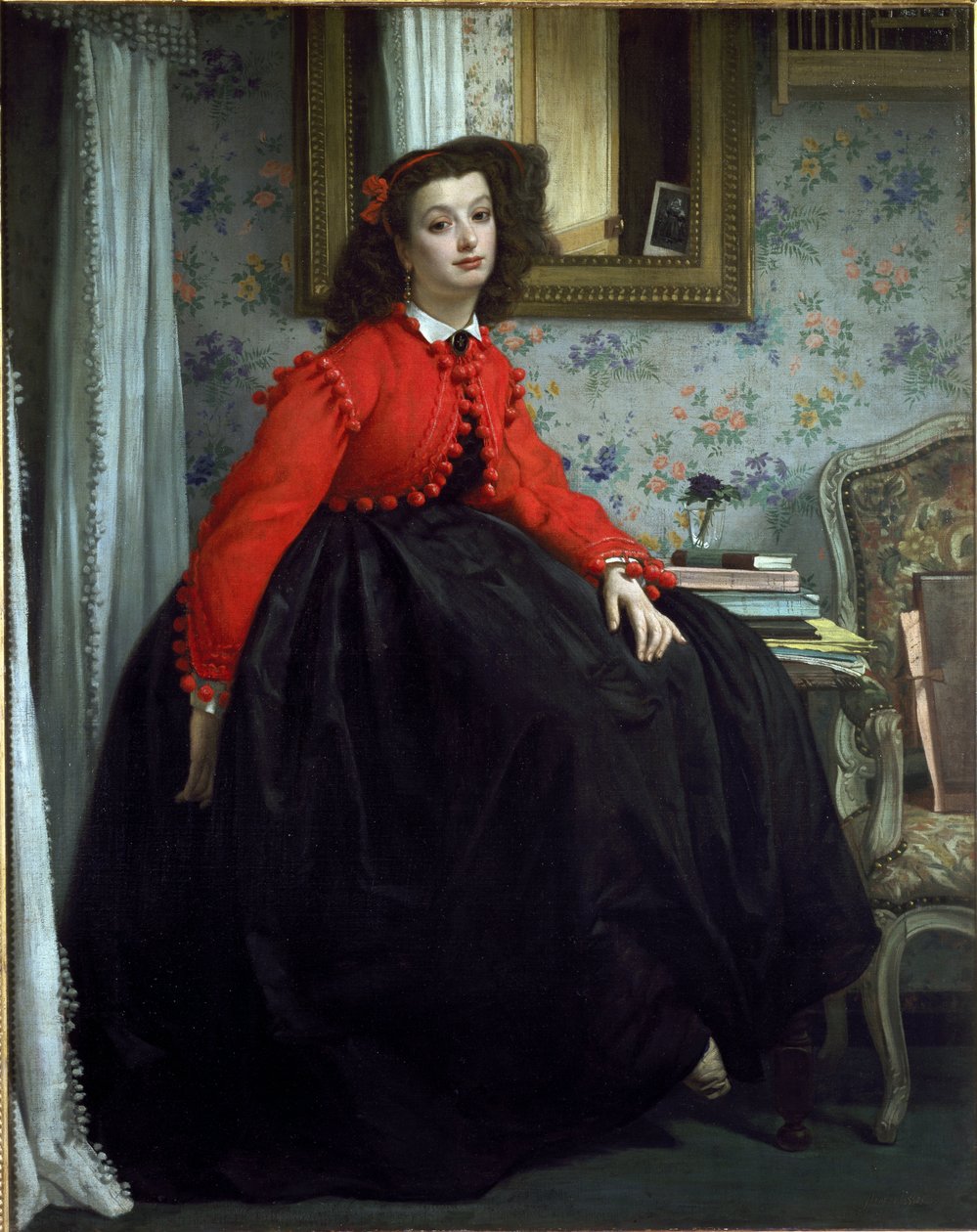 Portrait of Miss L.L., called Girl with Red Vest