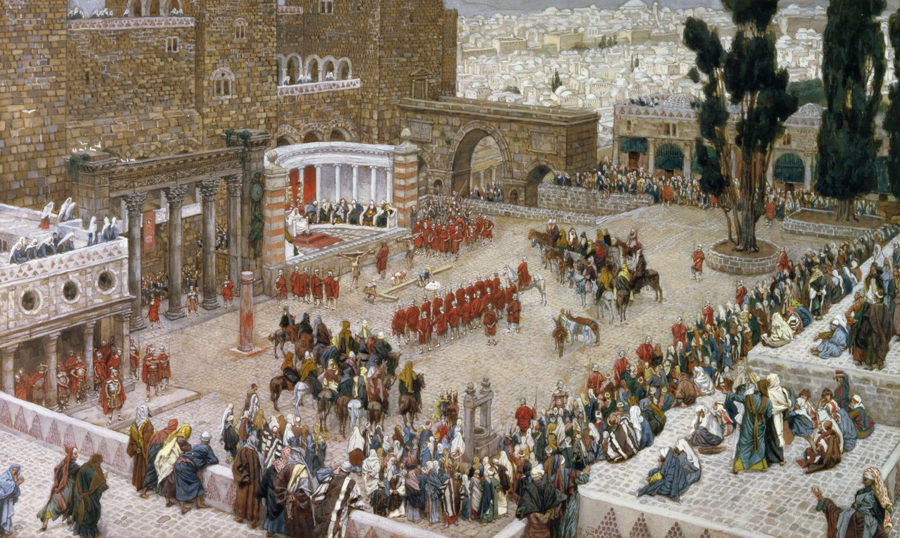 The Forum of Jerusalem as Seen From Above, illustration to The Life of Christ