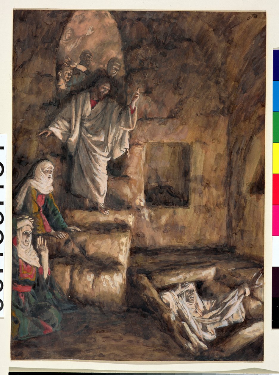 The Raising of Lazarus, illustration for The Life of Christ, c.1886-94