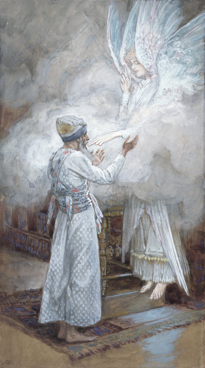 The Vision of Zacharias, illustration for The Life of Christ