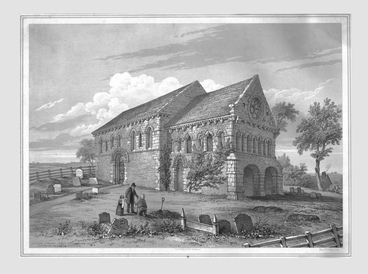 St Nicholas's Church, Barfreston by James Kellaway Colling