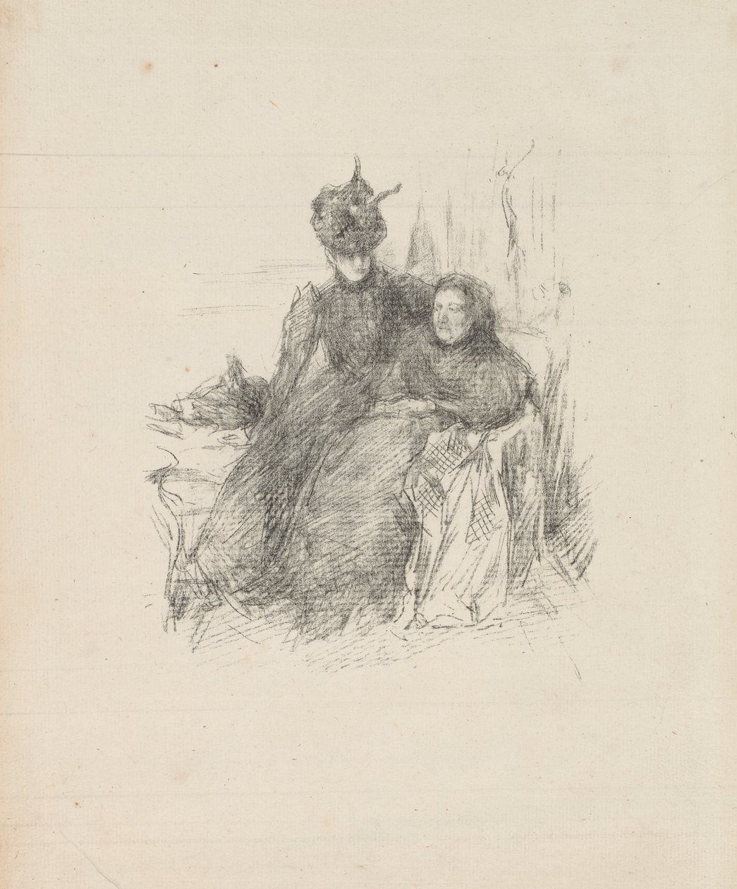 Mother and Daughter by James Abbott McNeill Whistler