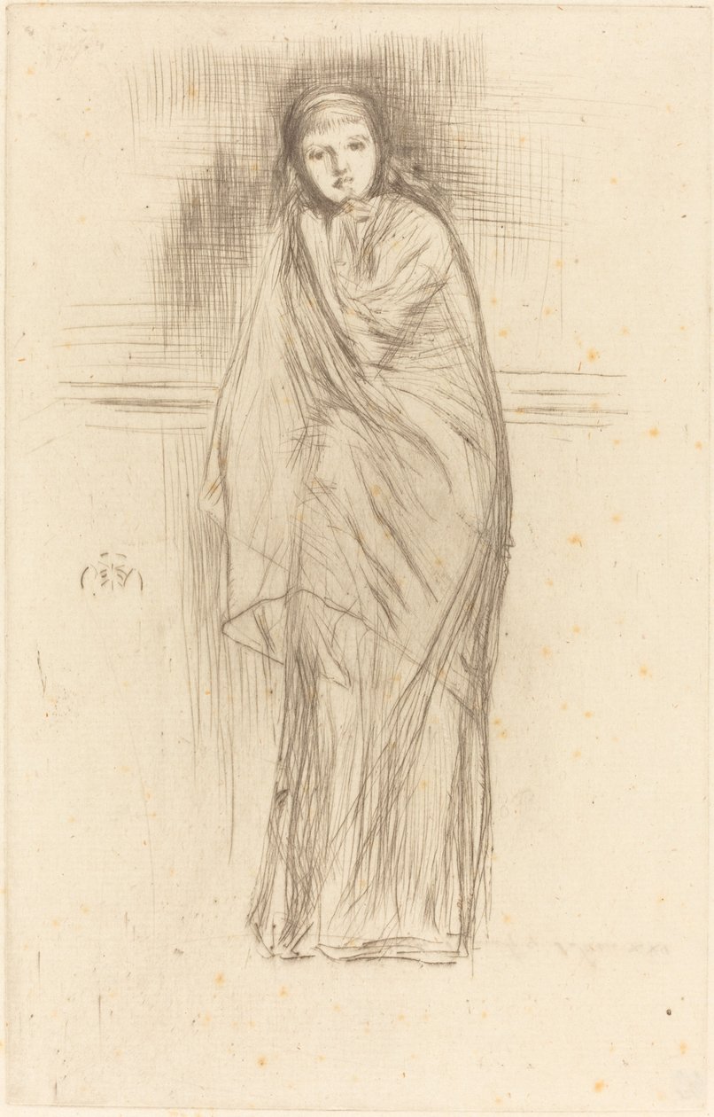 The Model Resting by James Abbott McNeill Whistler
