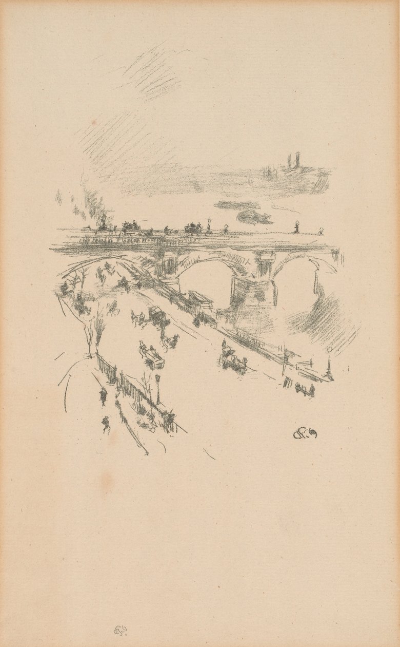 Waterloo Bridge by James Abbott McNeill Whistler