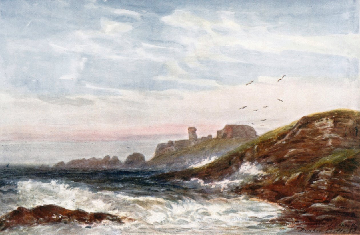 Dunbar Castle by James Orrock: Premium art reproduction