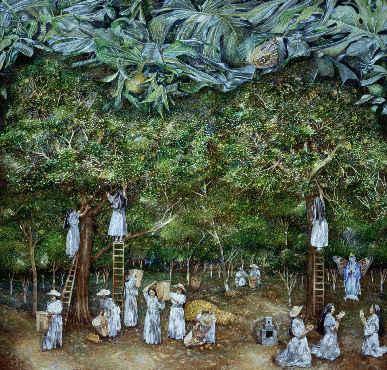 Miraculous Vision of the Virgin in the Orange Orchard, 1996