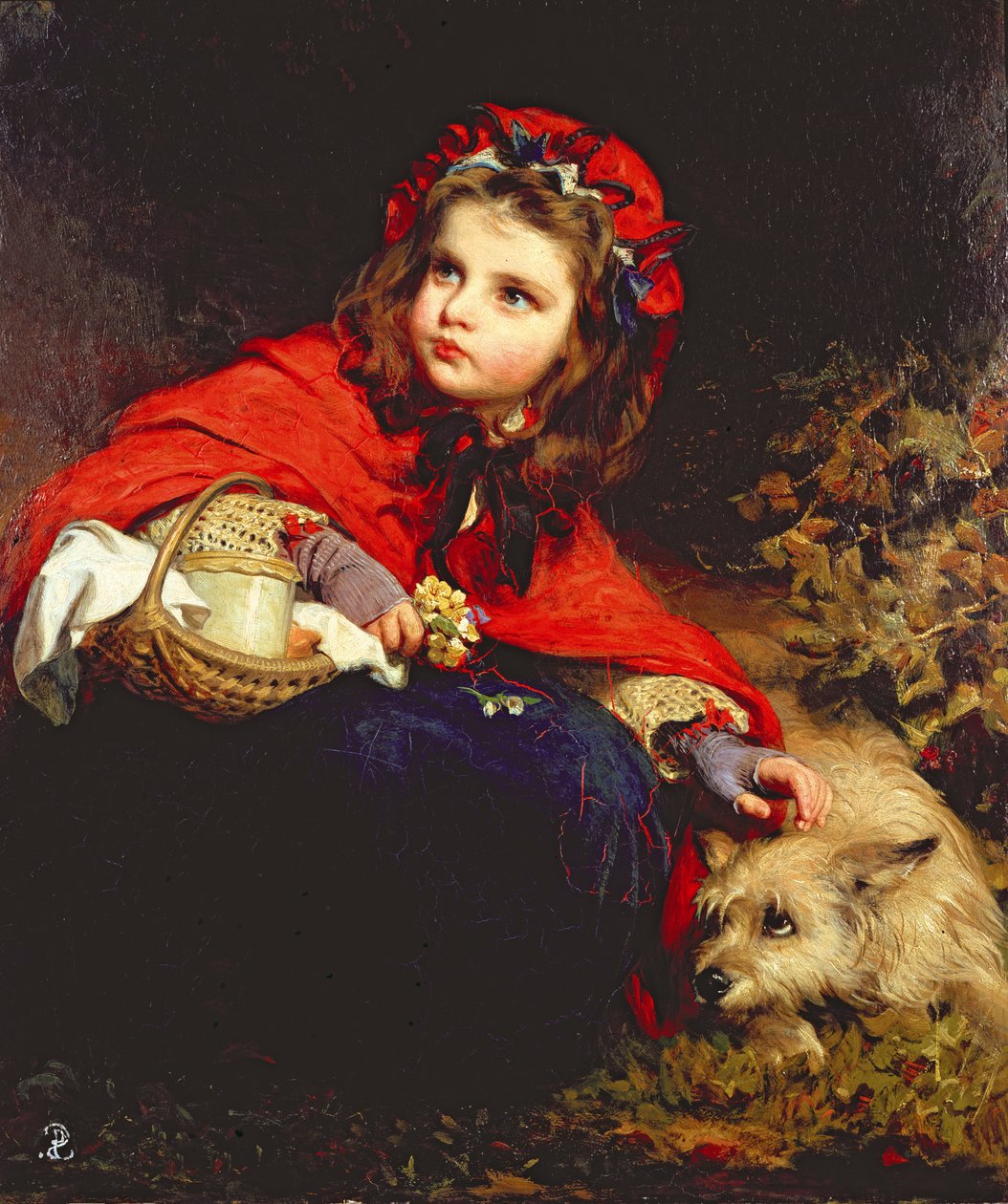 Little Red Riding Hood by James Sant: Buy fine art print