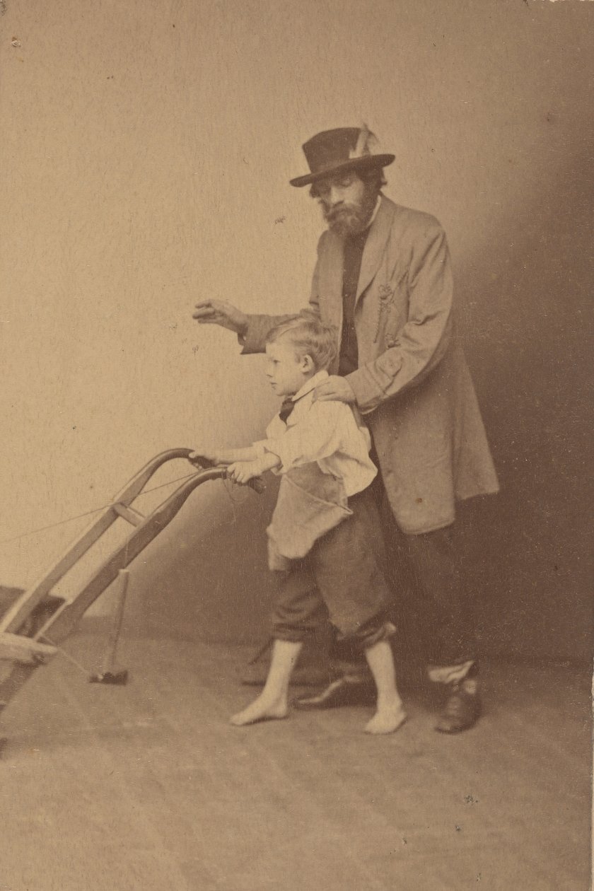Edward Everett Hale and Son, ca. 1865 by James Wallace Black
