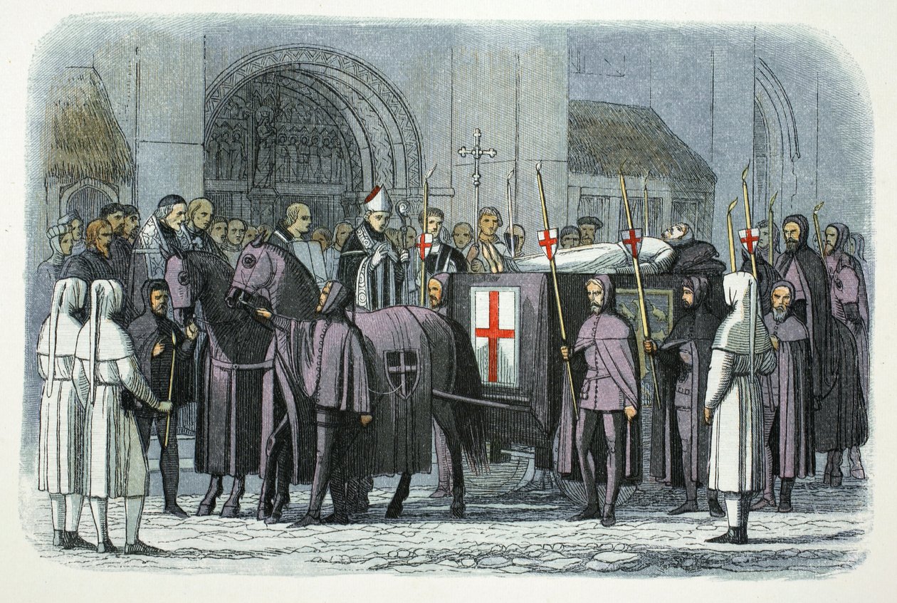 The Body of Richard II Brought to St Paul's Cathedral, London