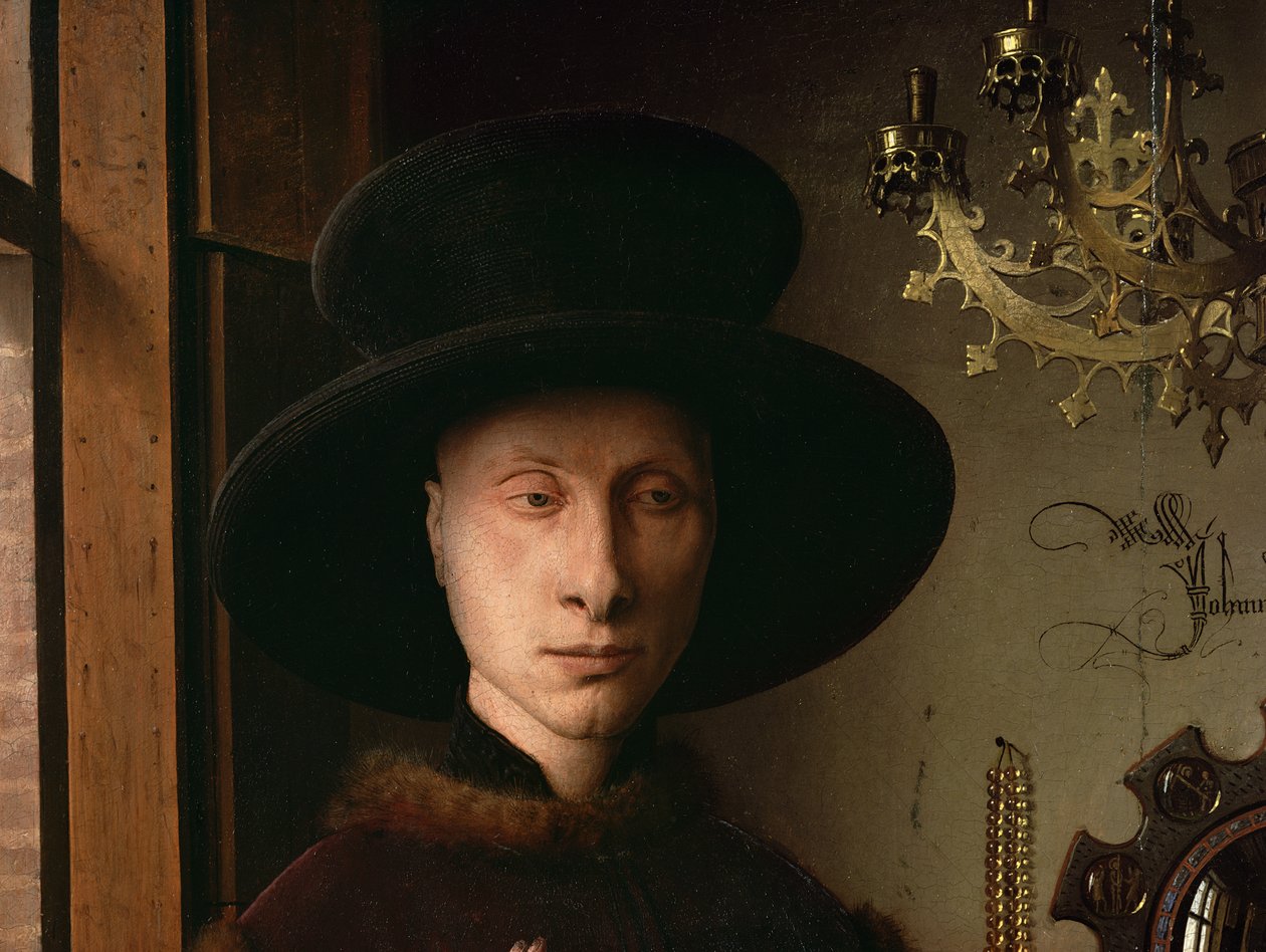 The Portrait of Giovanni Arnolfini and His Wife Giovanna Cenami (The ...