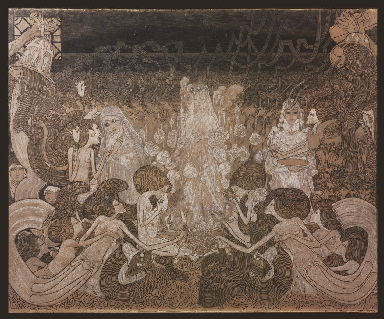 The Three Fiancees by Jan Toorop: Premium art reproduction