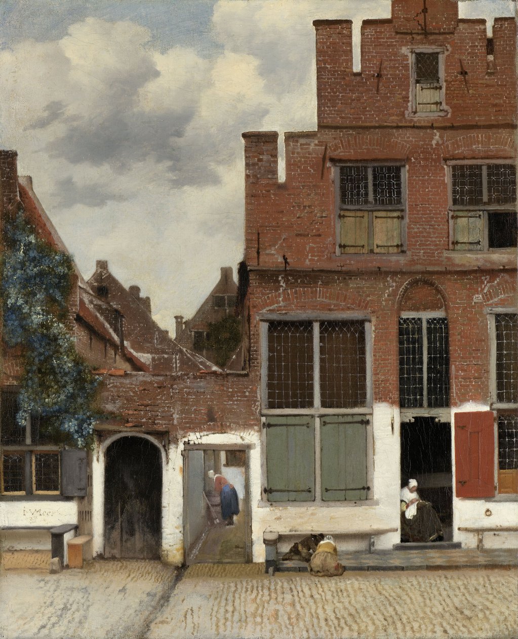 View of Houses in Delft, known as 'The Little Street'