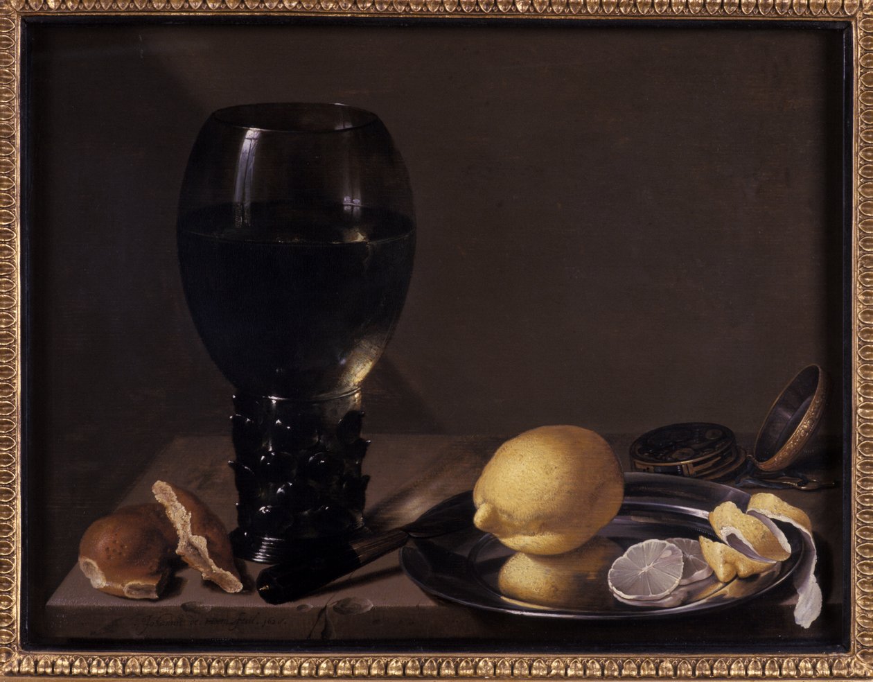 Still Life with Wine Glass by Jan Davidsz de Heem