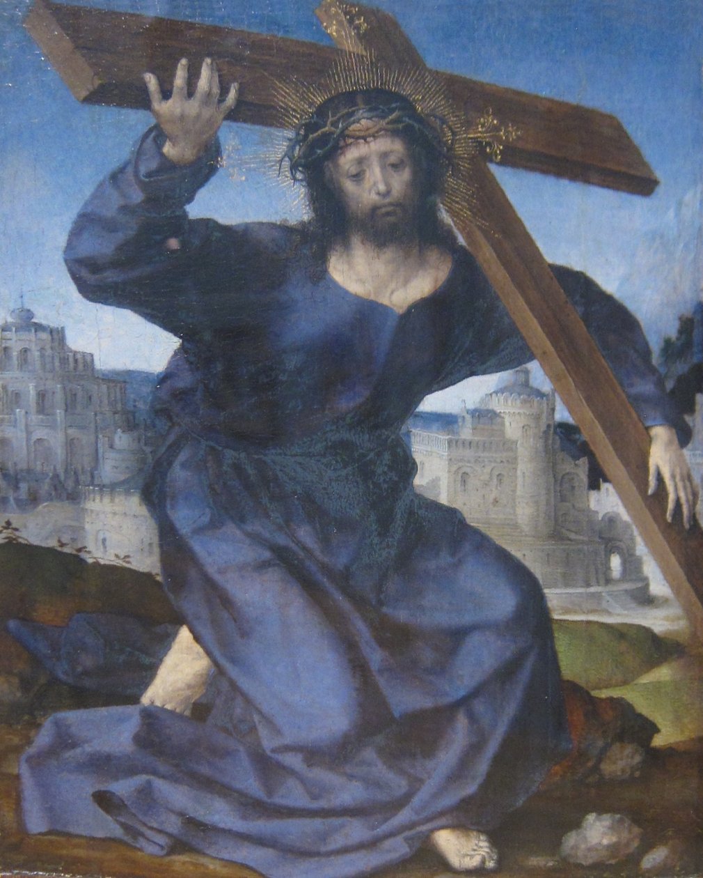 Christ Carrying the Cross by Jan Gossaert: Fine art print