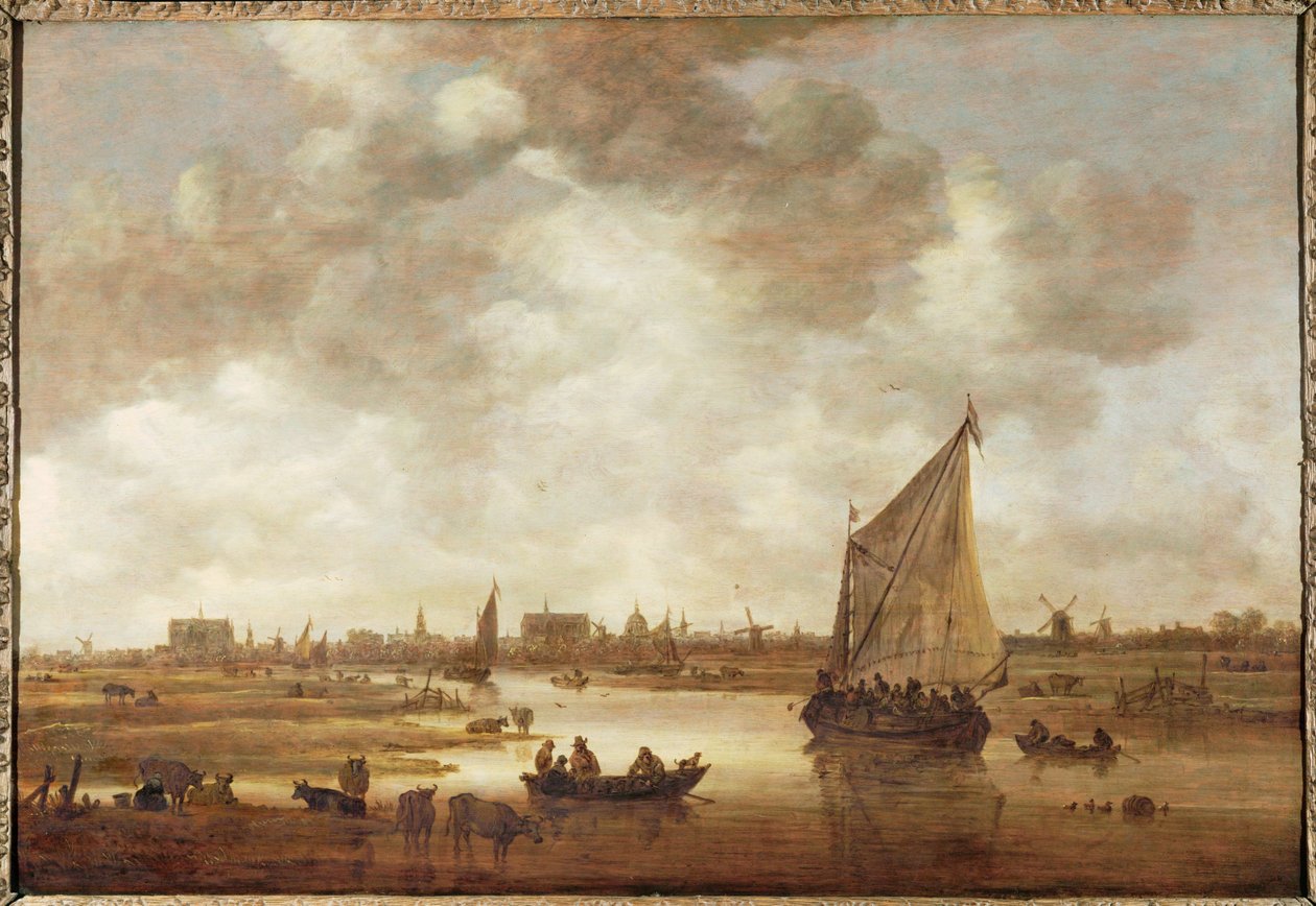View of Leiden, Netherlands, from North-East