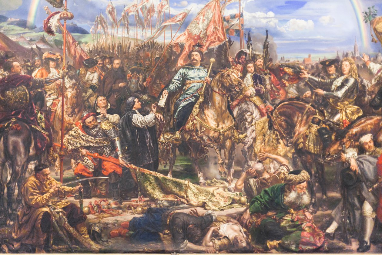 Sobieski sending message of victory to the Pope after the Battle of Vienna