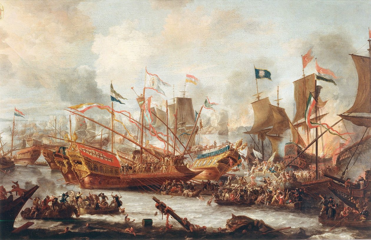 The Battle of Lepanto by Jan Peeters the Elder