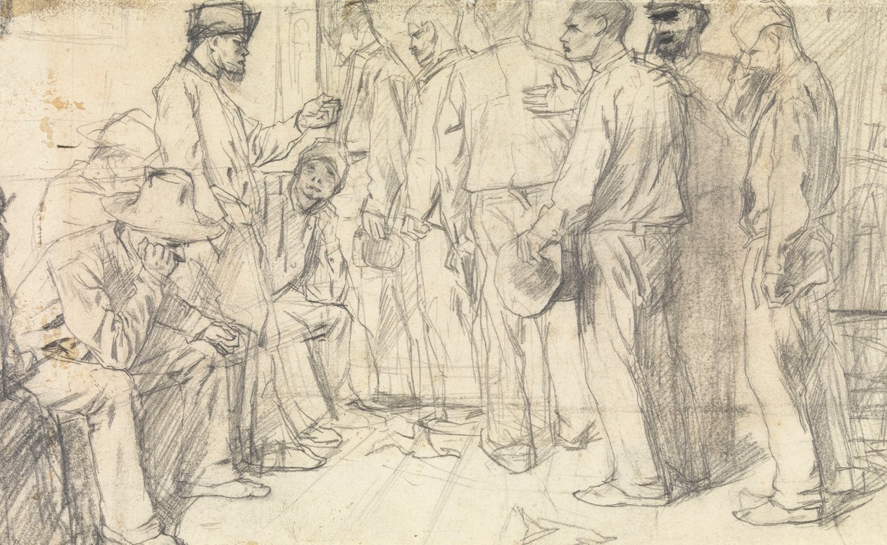 Strikers by Jan Toorop: Highest-quality art reproduction