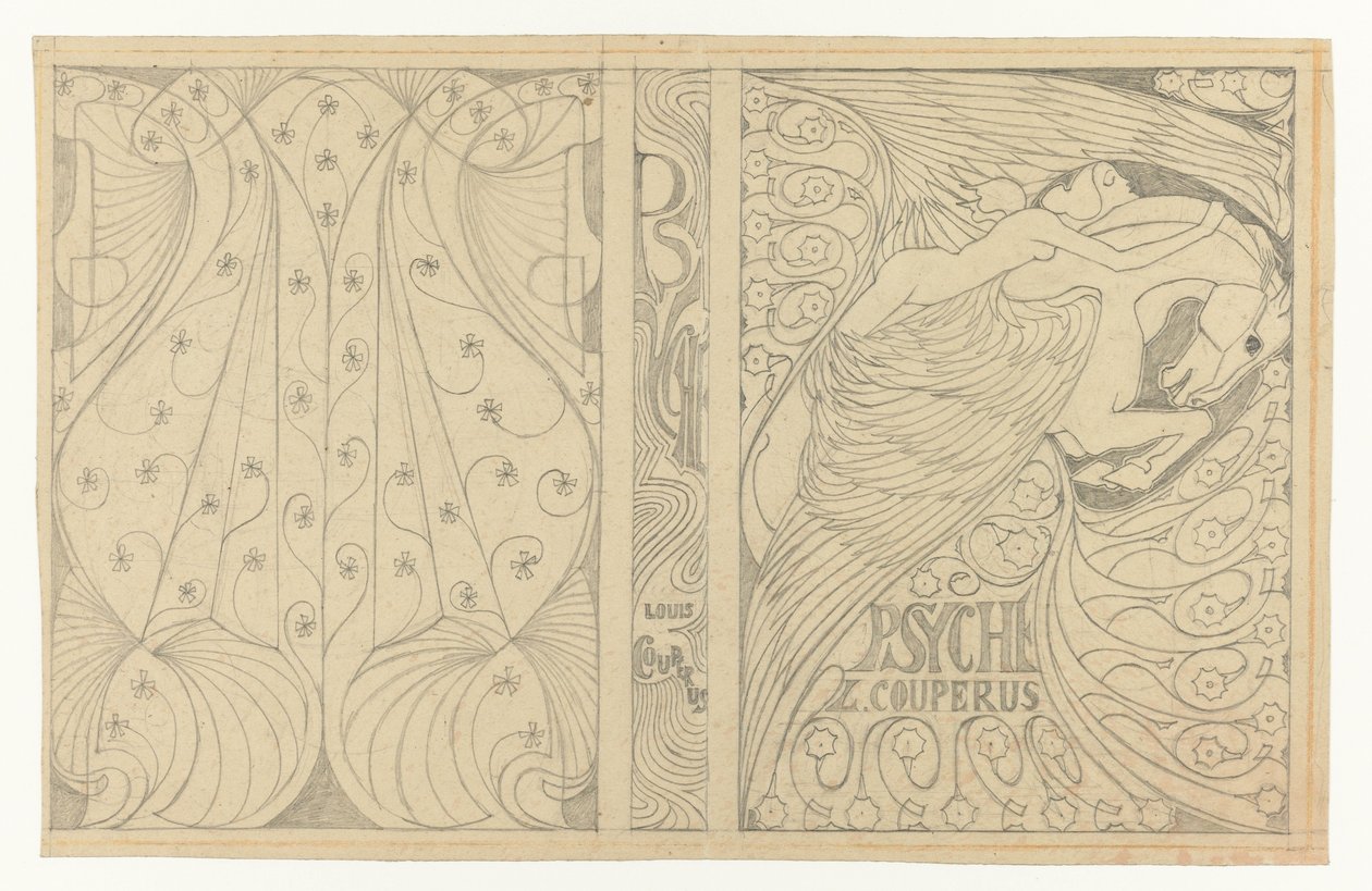 Cover Design for Louis Couperus' Psyche by Jan Toorop