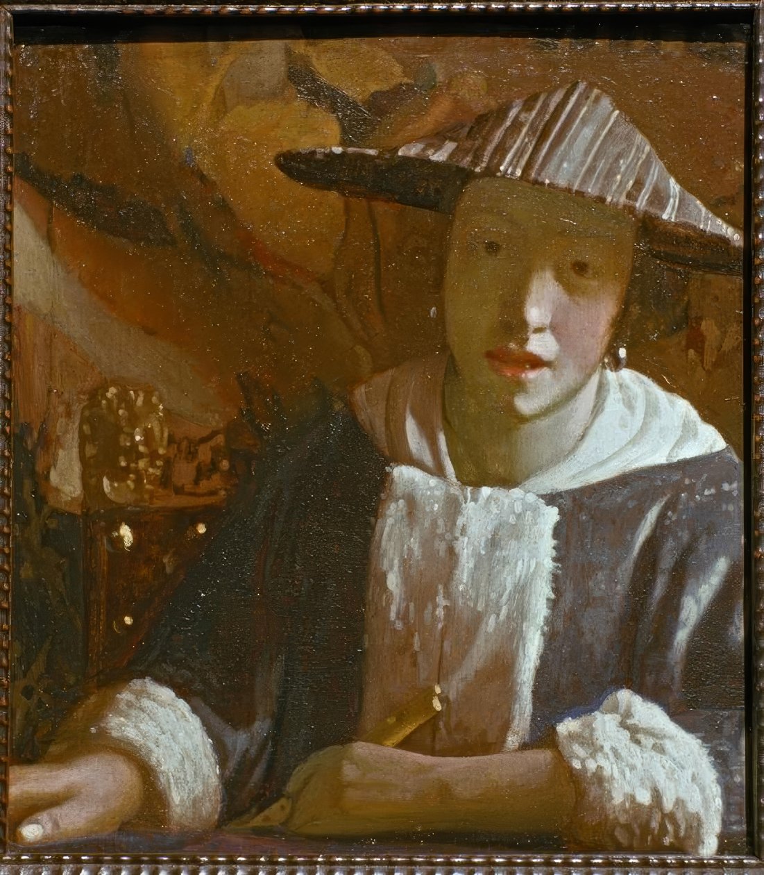 Vermeer Girl With A Flute